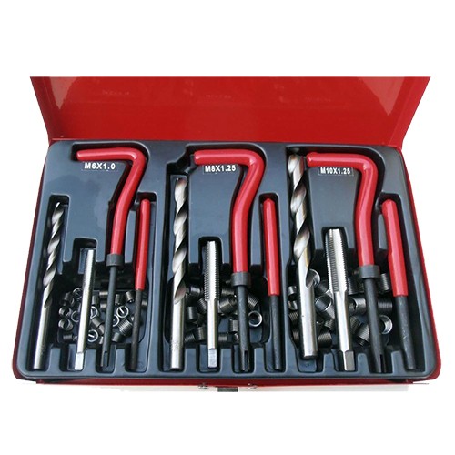 Durable 88PCS universal thread repair tool set