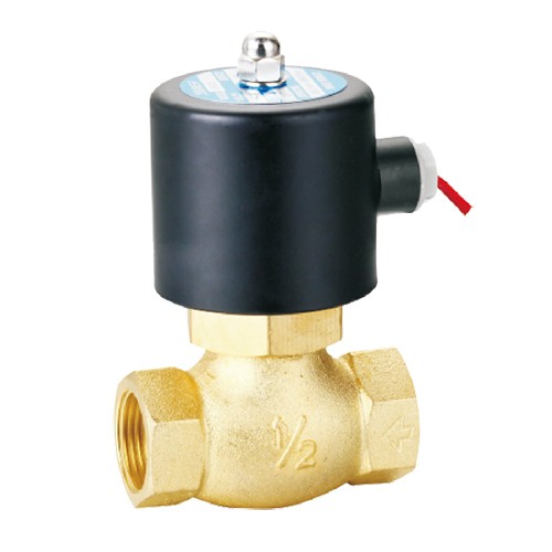 Two-position two-way steam valve