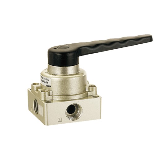 Hand switching pneumatic manual valve