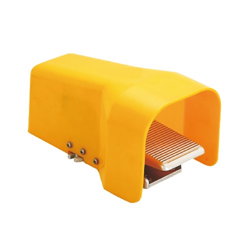 Spring reset type air brake foot valve